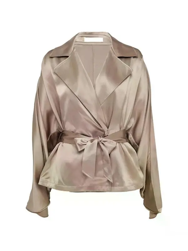 CLUB21 COLLECTION Amelie Silk-satin Jacket