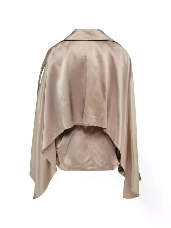 CLUB21 COLLECTION Amelie Silk-satin Jacket
