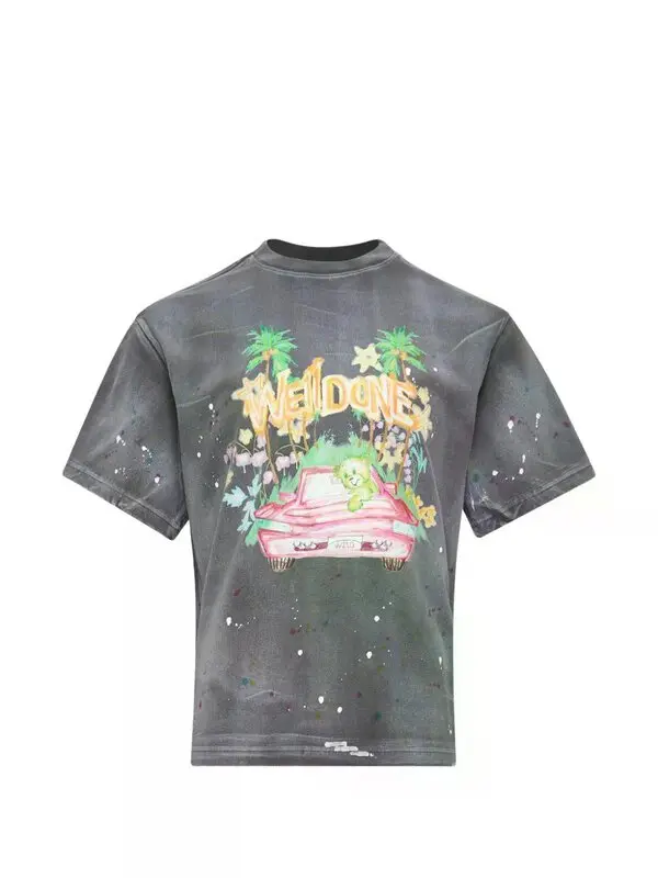We11Done Dirty Painting T-shirt