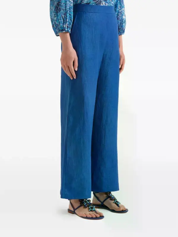 Malìparmi Floral-jacquard Trousers