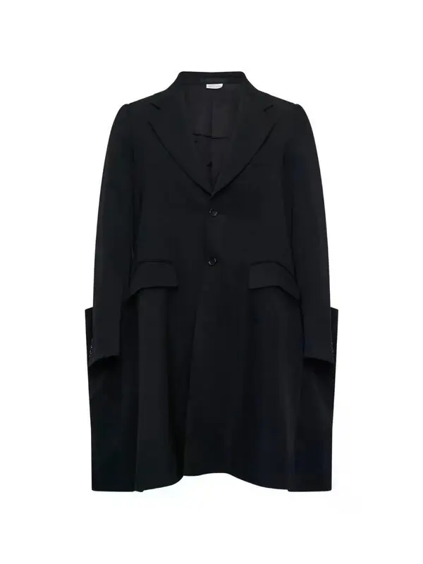 Comme Des Garçons Relaxed-fit Draped Coat