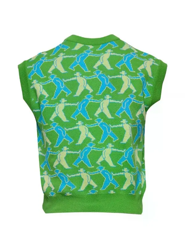 VOWELS Tag-along Knitted Vest