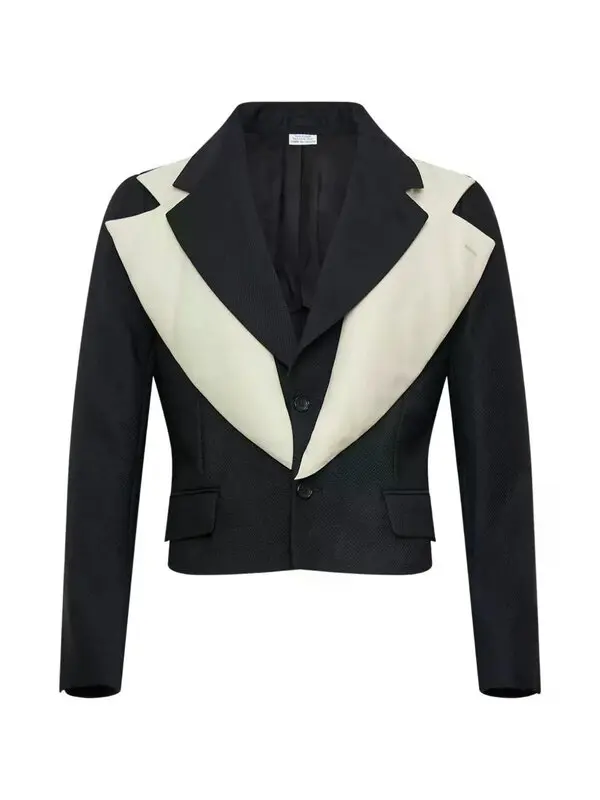 Comme Des Garçons Chest-panel Cropped Dinner Jacket