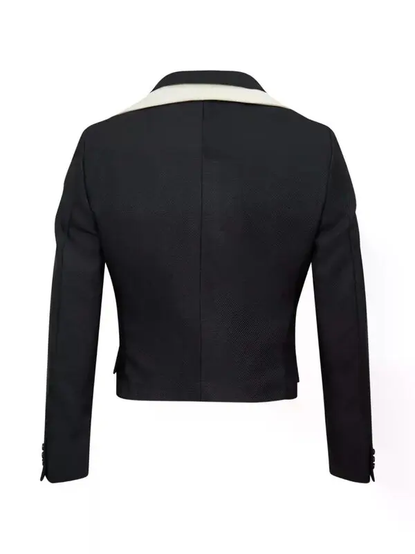 Comme Des Garçons Chest-panel Cropped Dinner Jacket