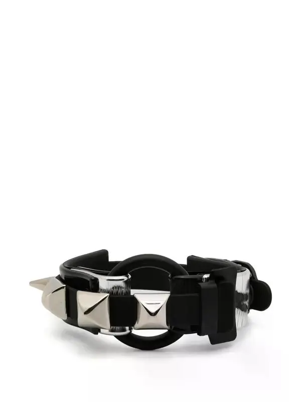 INNERRAUM Stud-embellished Spike Bracelet - Silver