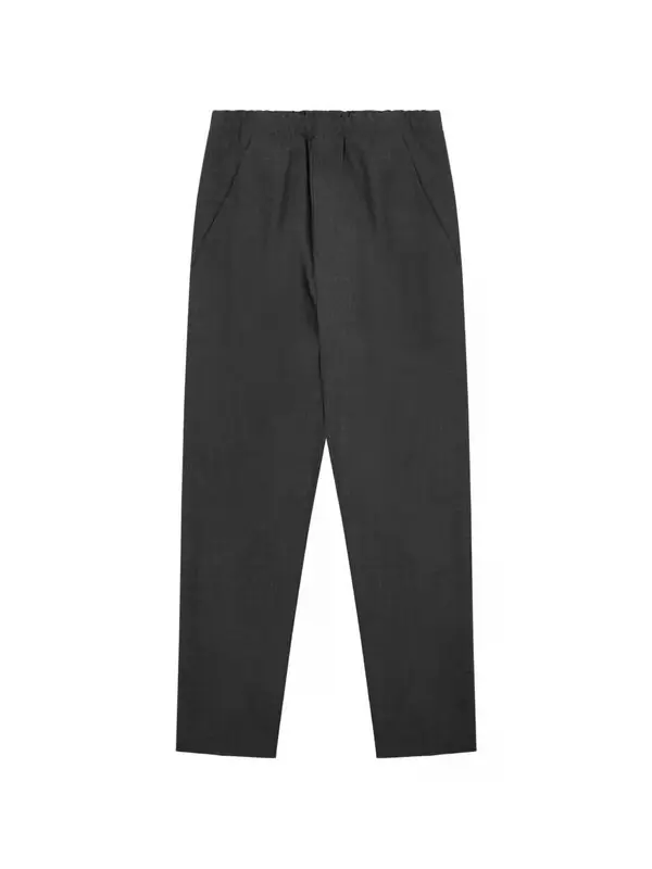 NINE:INTHE:MORNING Micro Elasticated-waistband Trousers - Grey