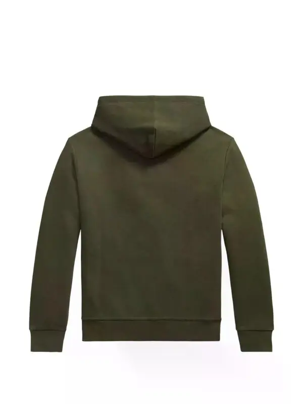Polo Ralph Lauren Logo-embroidered Hoodie - Green