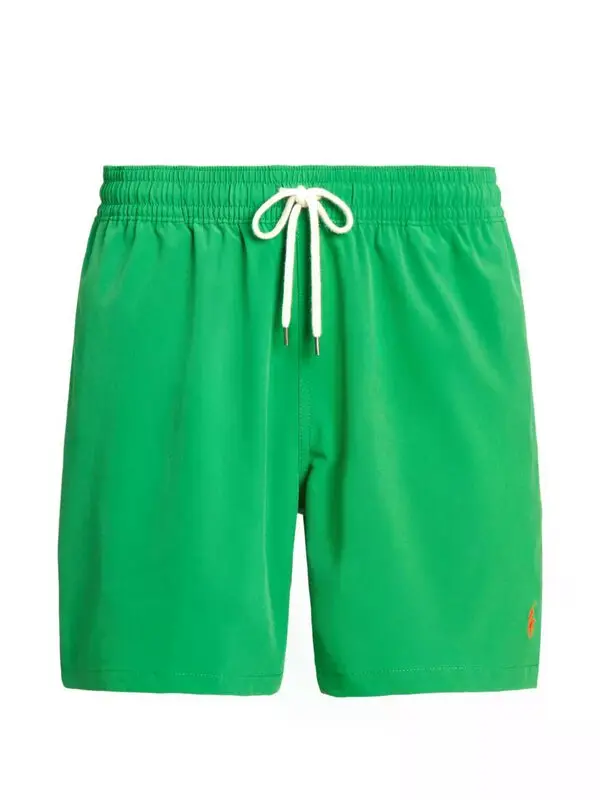 Polo Ralph Lauren Logo-embroidered Swim Shorts - Green