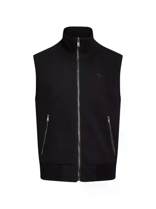Polo Ralph Lauren Logo-embroidered Reversible Gilet - Black