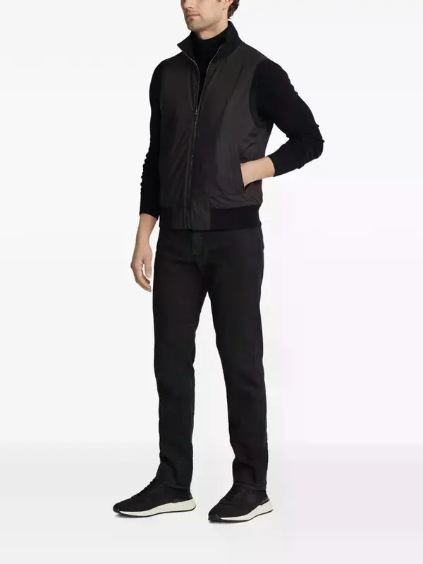 Polo Ralph Lauren Logo-embroidered Reversible Gilet - Black