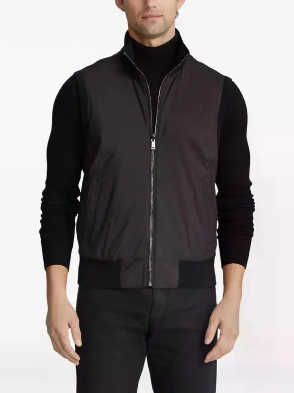 Polo Ralph Lauren Logo-embroidered Reversible Gilet - Black