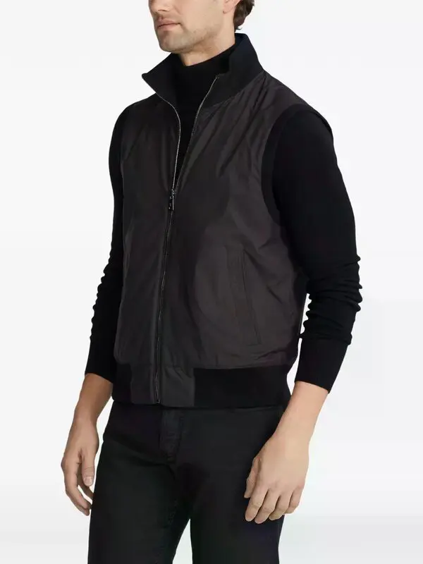Polo Ralph Lauren Logo-embroidered Reversible Gilet - Black