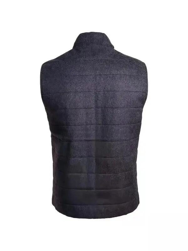FIORE DI NAPOLI Quilted Zip-front Gilet
