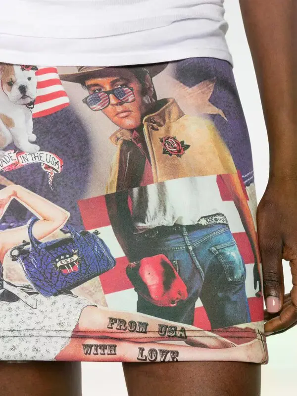 The Artistylist Graphic-print A-line Skirt