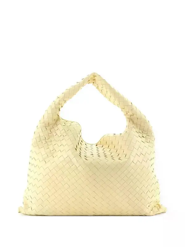 Bottega Veneta Hop Intrecciato Leather Large Hobo Bag