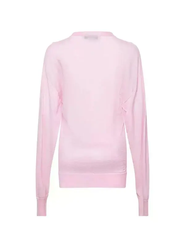 Stella McCartney Virgin Wool V-neck Cardigan - Pink