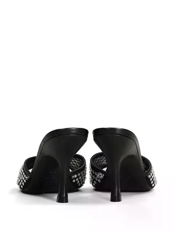 STUART WEITZMAN Crystal-embellished Sandals - Black