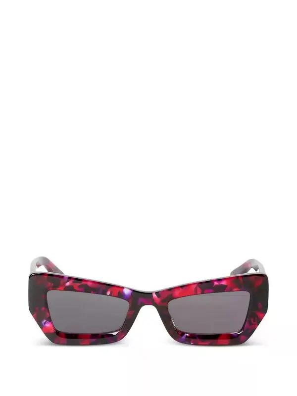 Off-White Aurora Geometric Sunglasses - Red