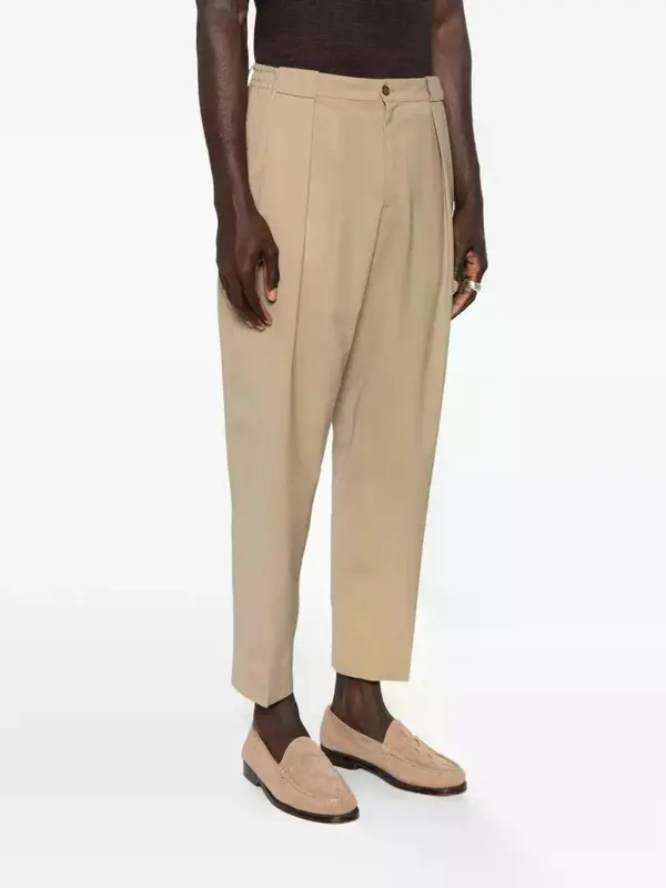 BRIGLIA 1949 Pleated Tapered Trousers