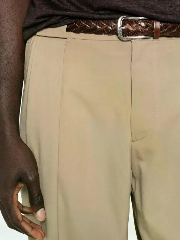 BRIGLIA 1949 Pleated Tapered Trousers