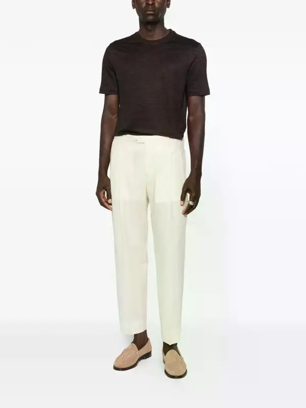 BRIGLIA 1949 Pleated Tapered Trousers