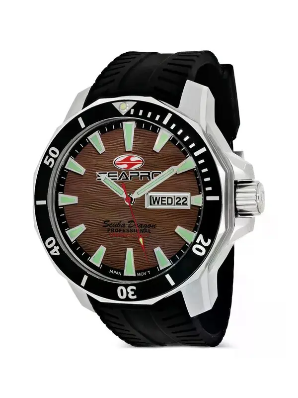 SEAPRO Scuba Dragon 48mm Watch - Brown