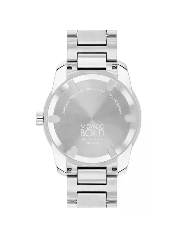 Movado 42mm Bold Verso Bracelet Watch - Silver