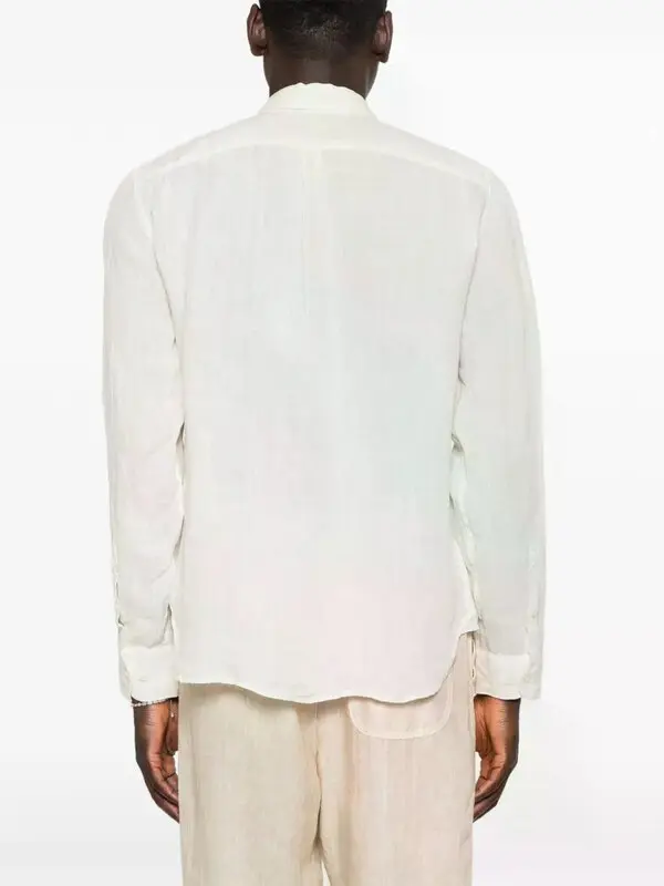120% Lino Chest-pocket Shirt - Neutrals