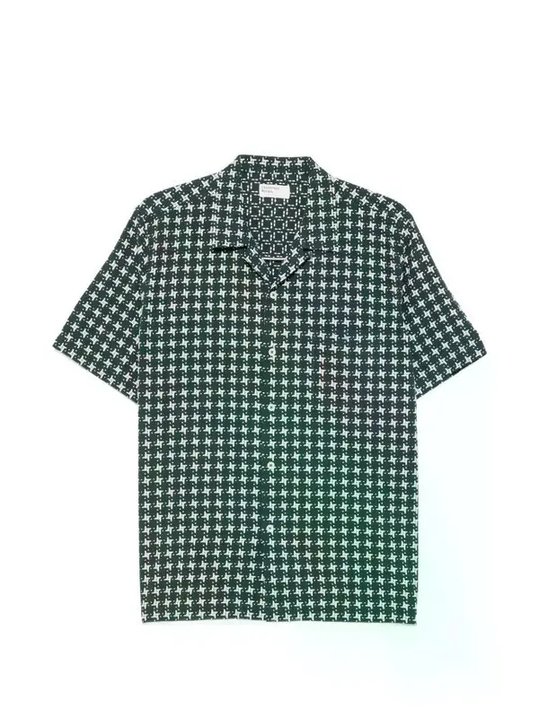Universal Works Embroidered-detail Short-sleeve Shirt