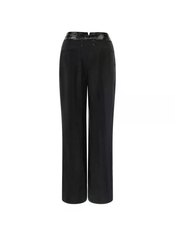 MAISON MARGIELA Four-stitch Logo Trousers