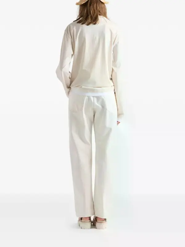 Prada Old Denim Five-pocket Jeans - White