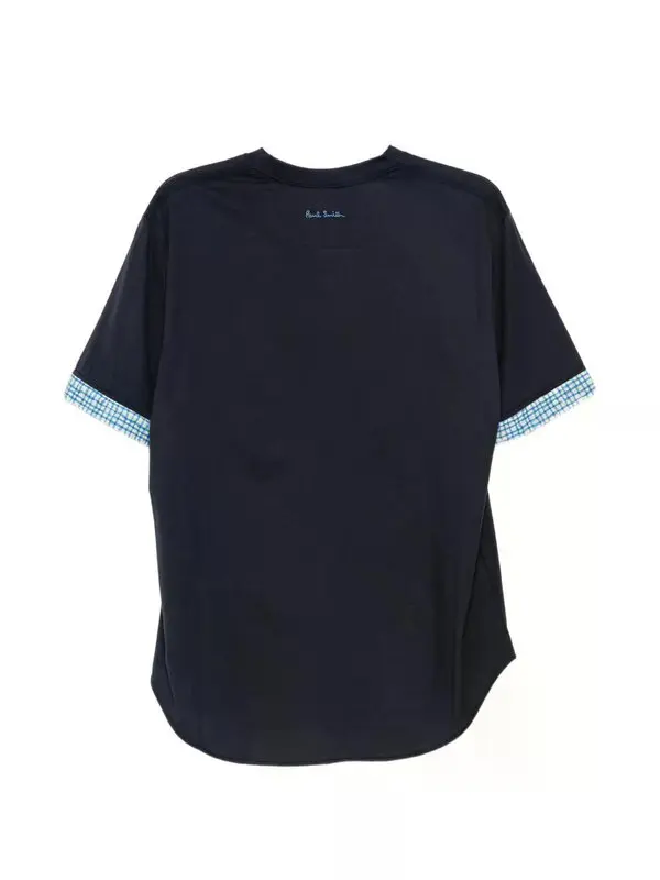 Paul Smith Checked-cuff T-shirt