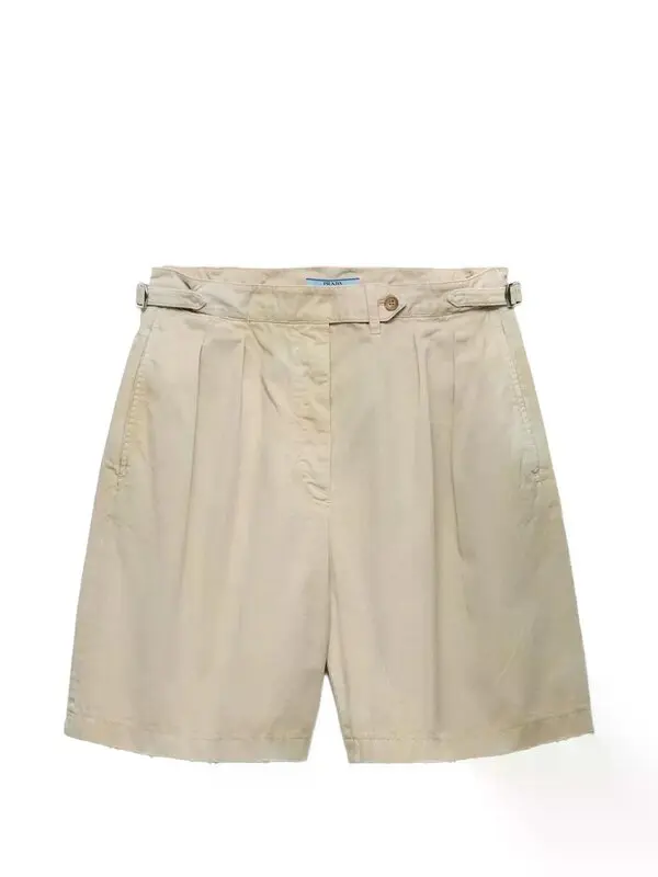 Prada Garment-dyed Old Gabardine Bermuda Shorts