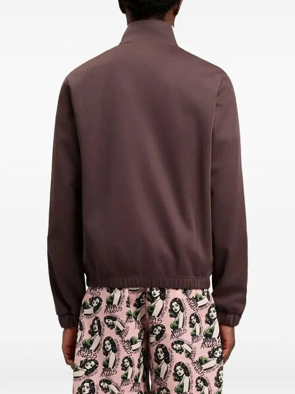 Palm Angels Logo Track Jacket - Brown