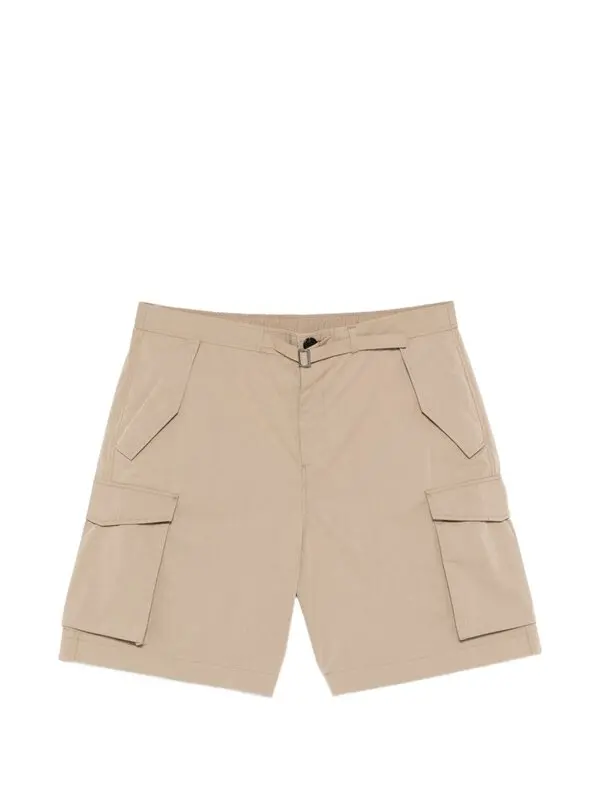 Paul Smith Cotton Cargo Shorts - Brown