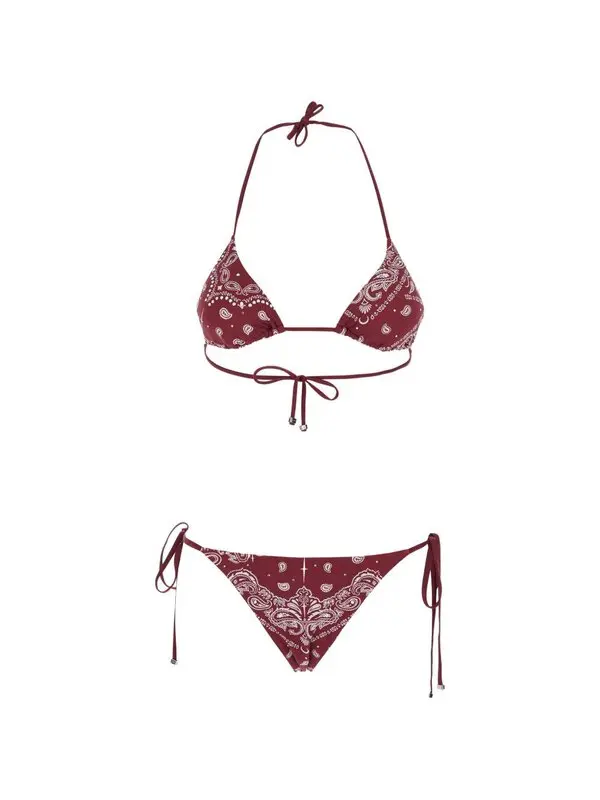 VENUJA Triangle Bikini Set - Red