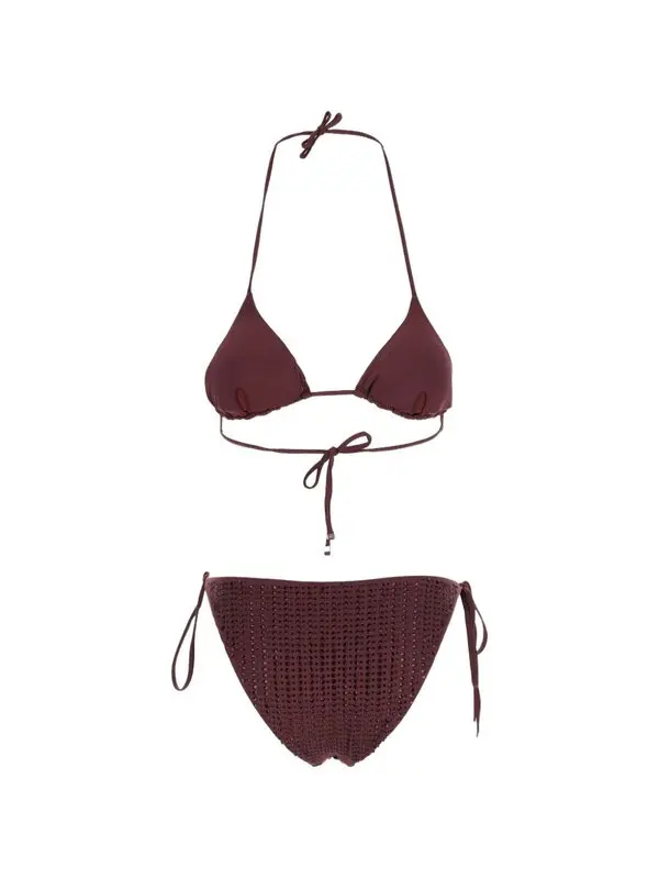 VENUJA Triangle Bikini Set - Red