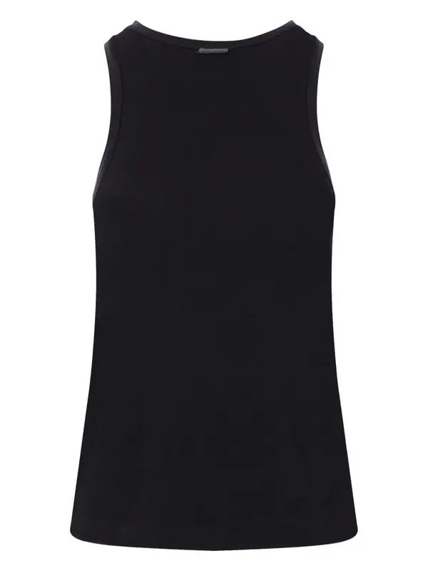 Brunello Cucinelli Cotton Tank Top - Black