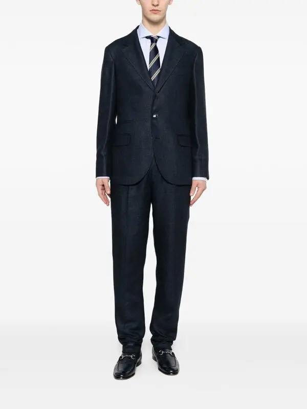 Brunello Cucinelli Silk Blend Suit - Blue