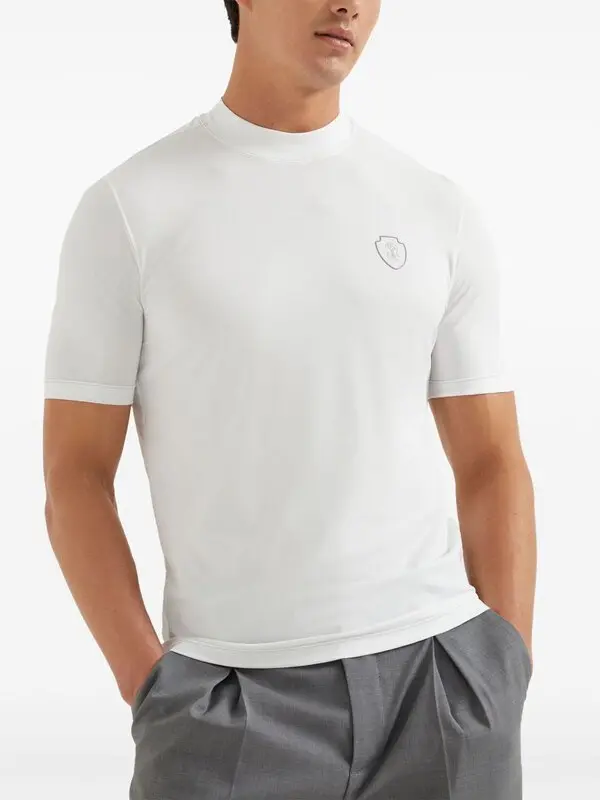 Brunello Cucinelli Logo Cotton T-shirt