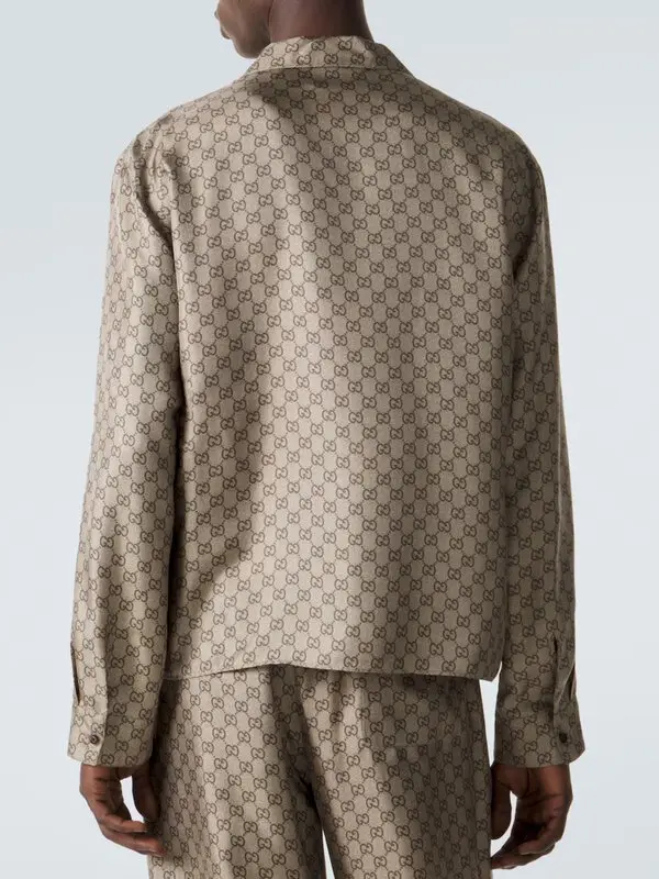 Gucci Bowling Shirt - Beige