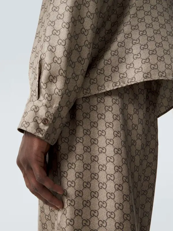 Gucci Bowling Shirt - Beige