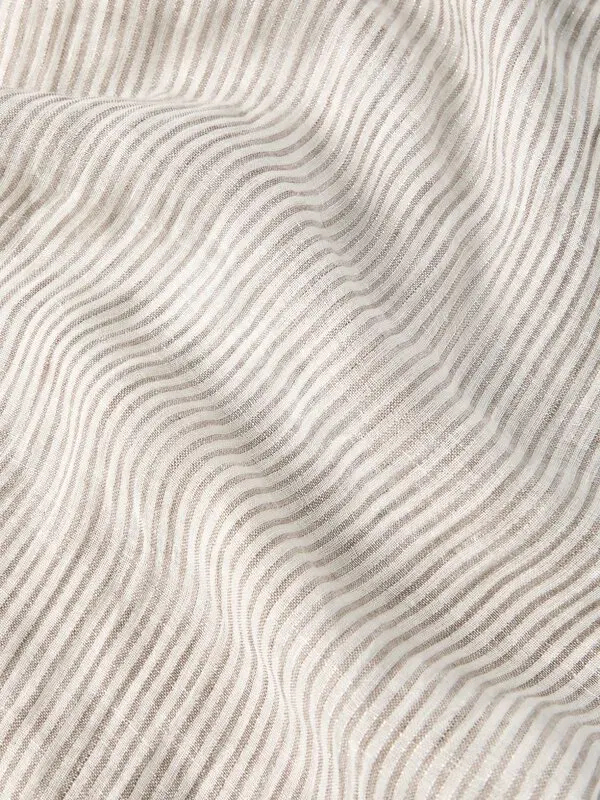 Brunello Cucinelli Linen Scarf - White