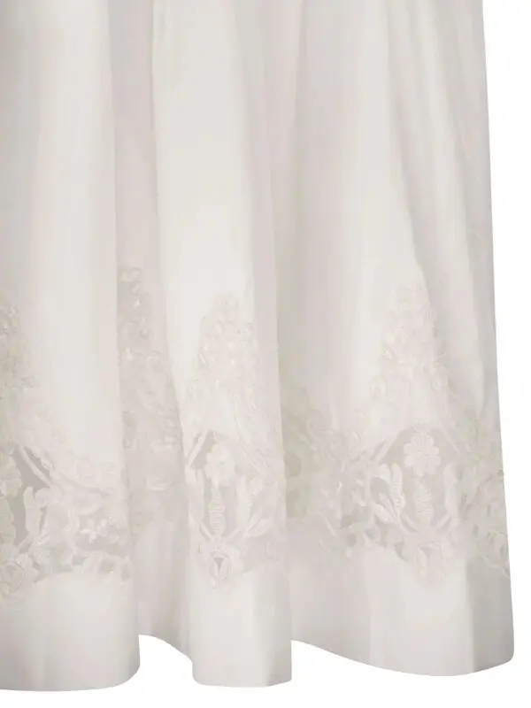 Maurizio Ruffled Midi Skirt