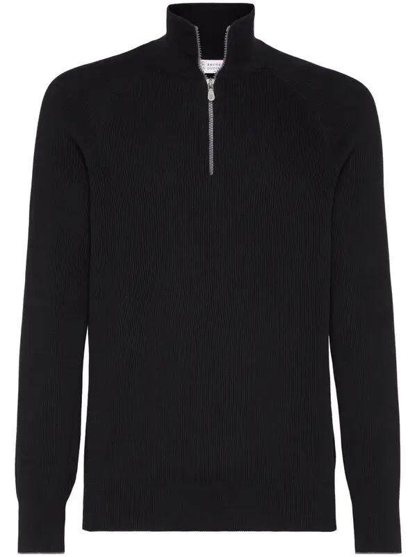 Brunello Cucinelli Cotton Turtleneck Sweater