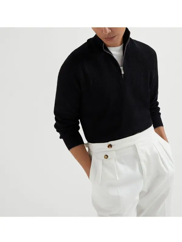 Brunello Cucinelli Cotton Turtleneck Sweater