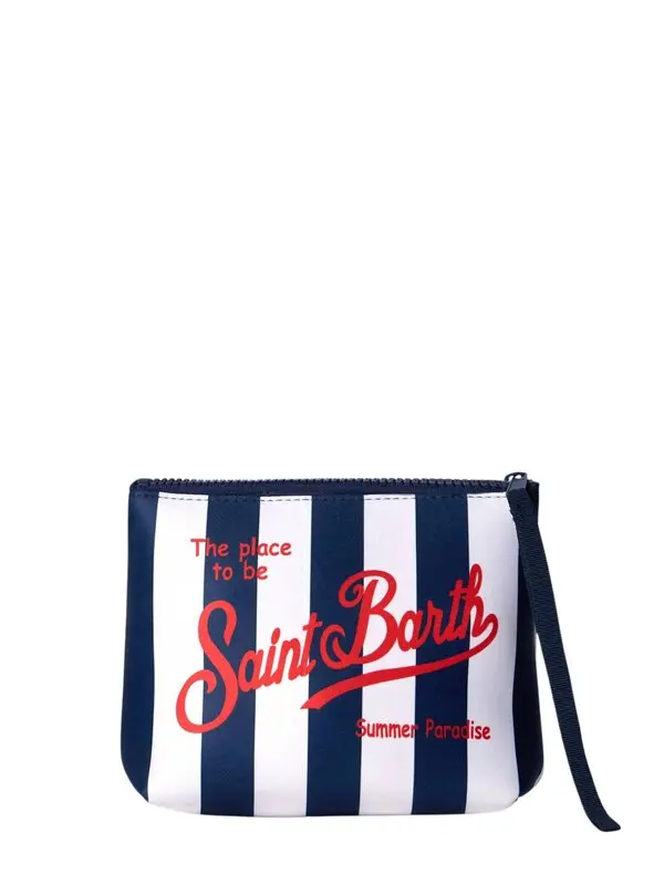 MC2 SAINT BARTH Pochette Aline Stripes - Blue