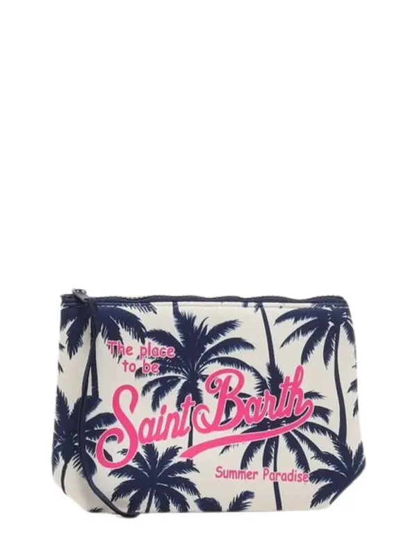 MC2 SAINT BARTH Pochette Aline Palms - Blue