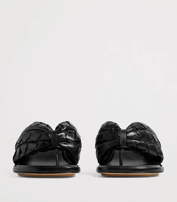 Bottega Veneta Leather Salsa Kitten Heel Sandals