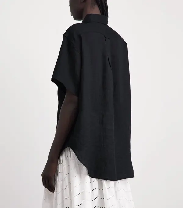 Polo Ralph Lauren Linen Oversized Shirt - Black